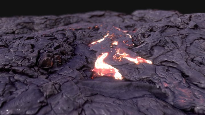 Lava-flow 3D models - Sketchfab