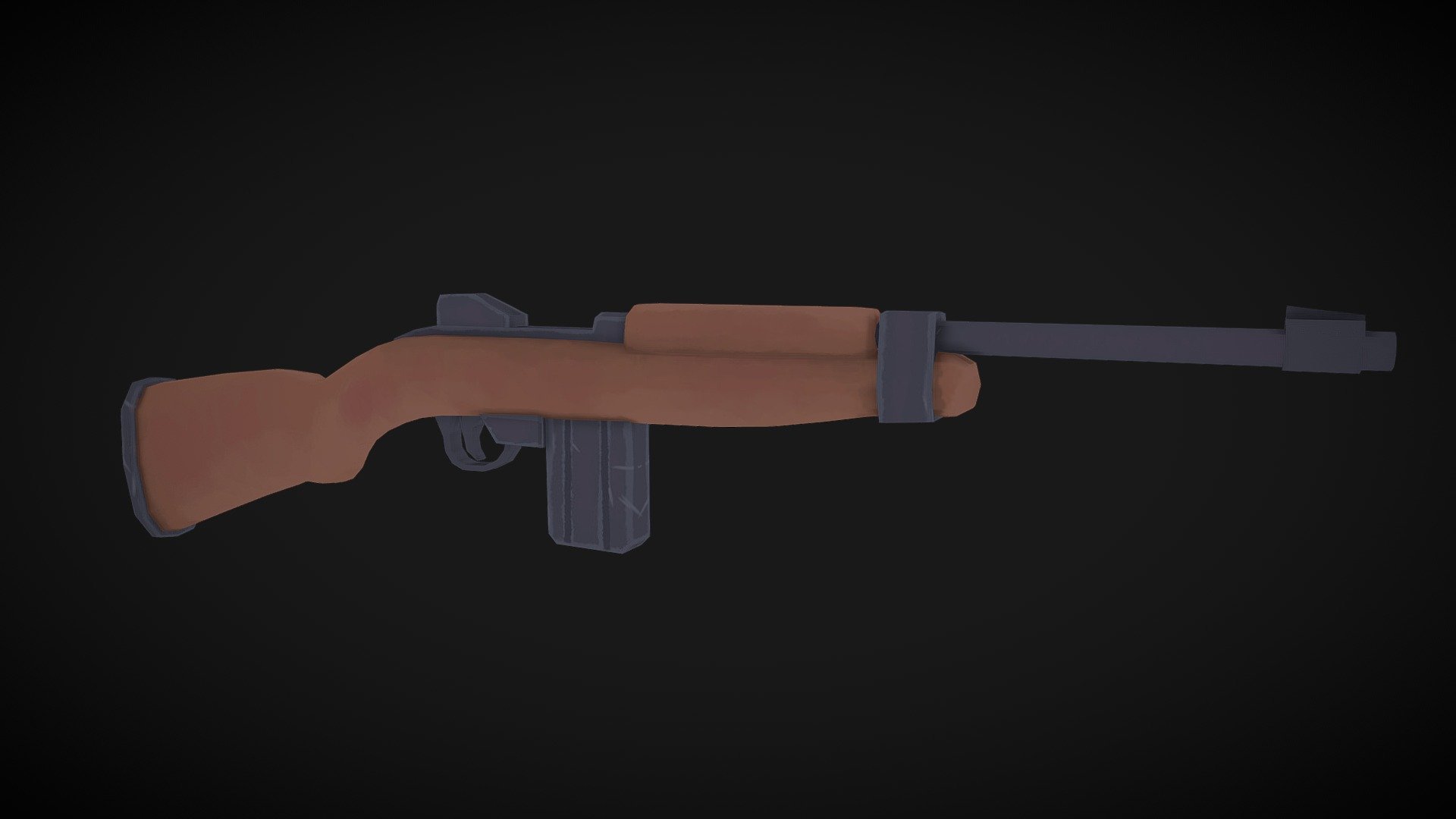 Painterly M1 Carbine - 3D model by aljubicic [630c37a] - Sketchfab