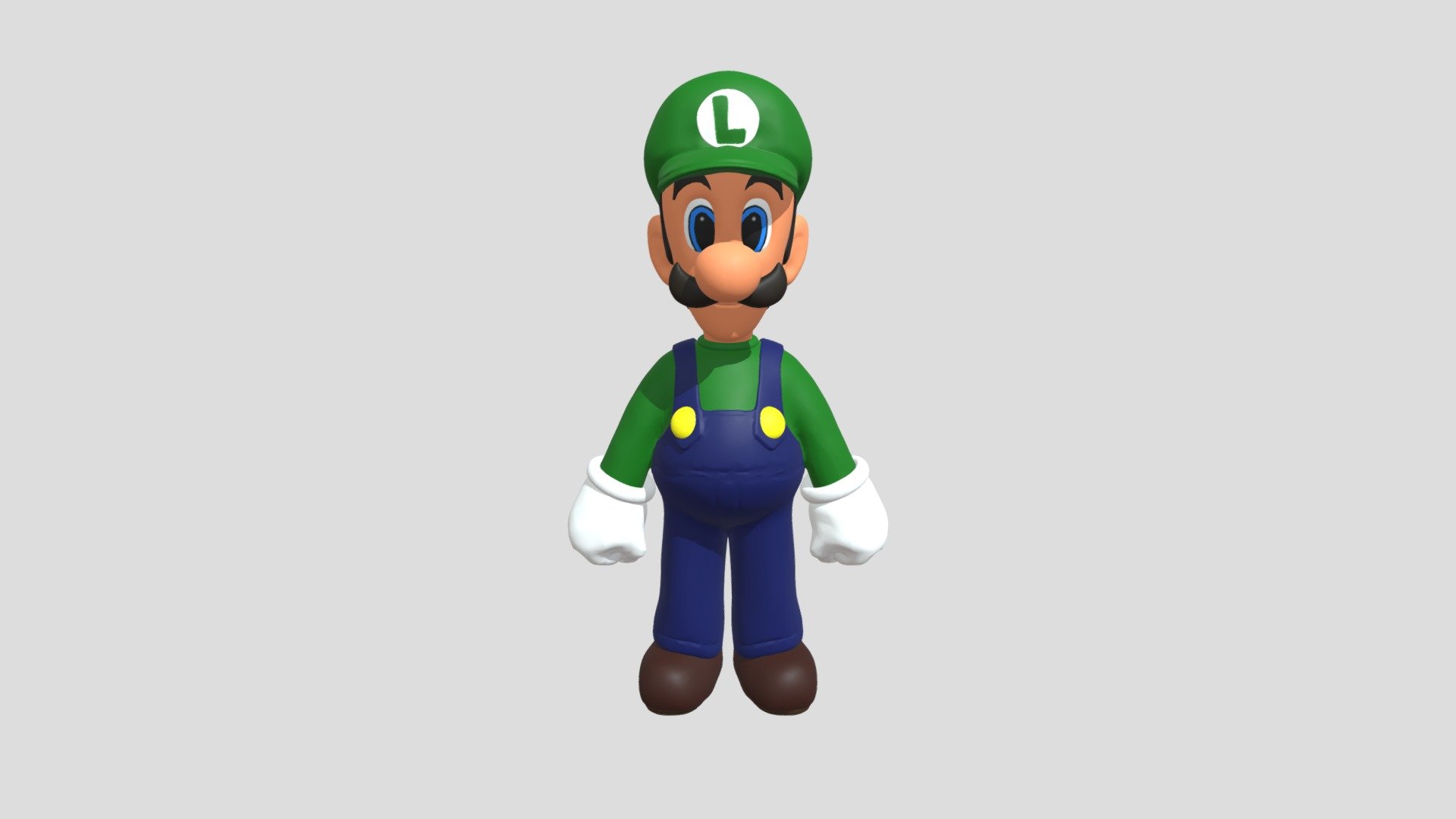 Luigi (16mb edit) - 3D model by Kris (@krisio86) [630d744] - Sketchfab