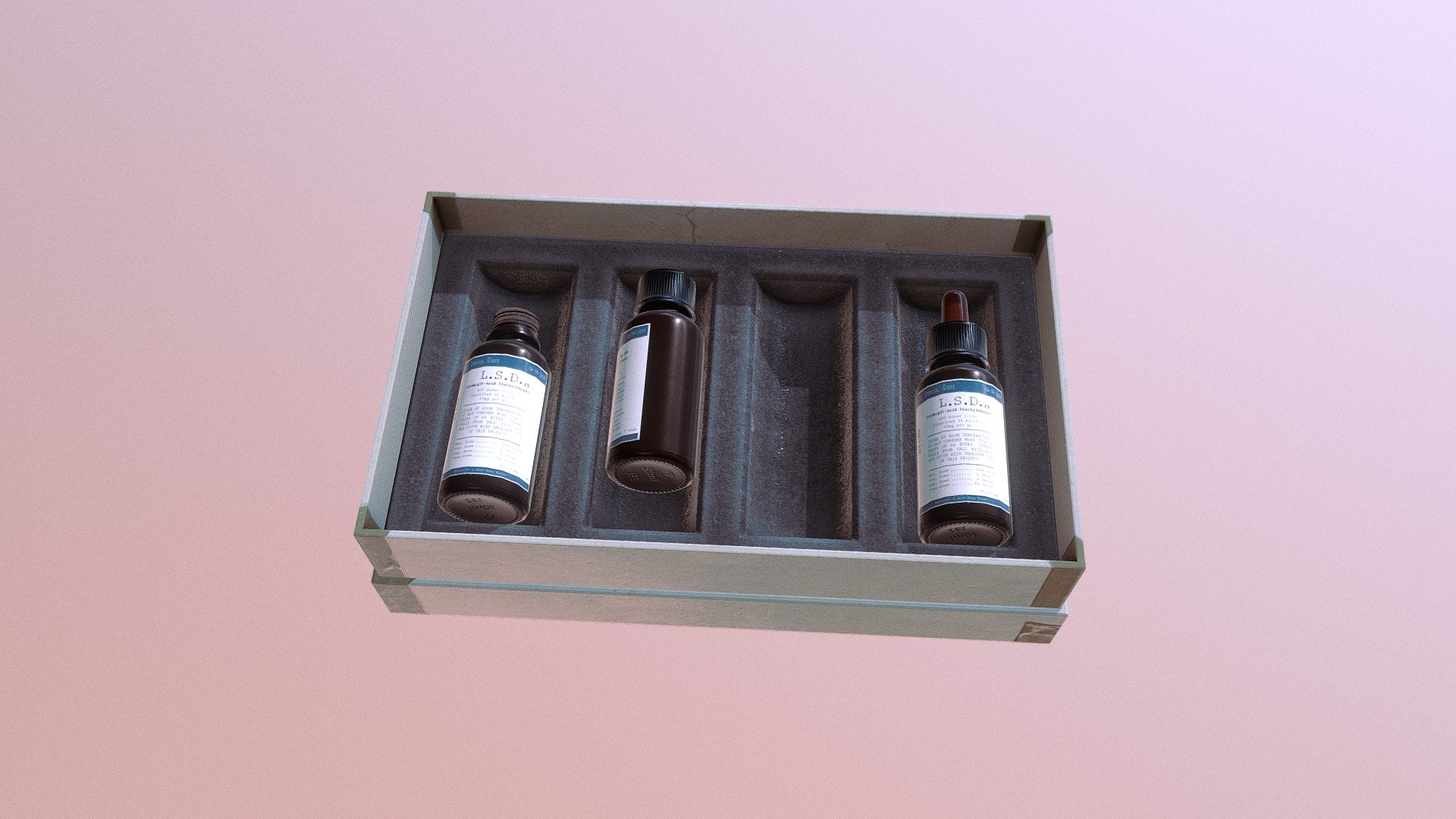 Vial Box - 3D model by construct [631018b] - Sketchfab