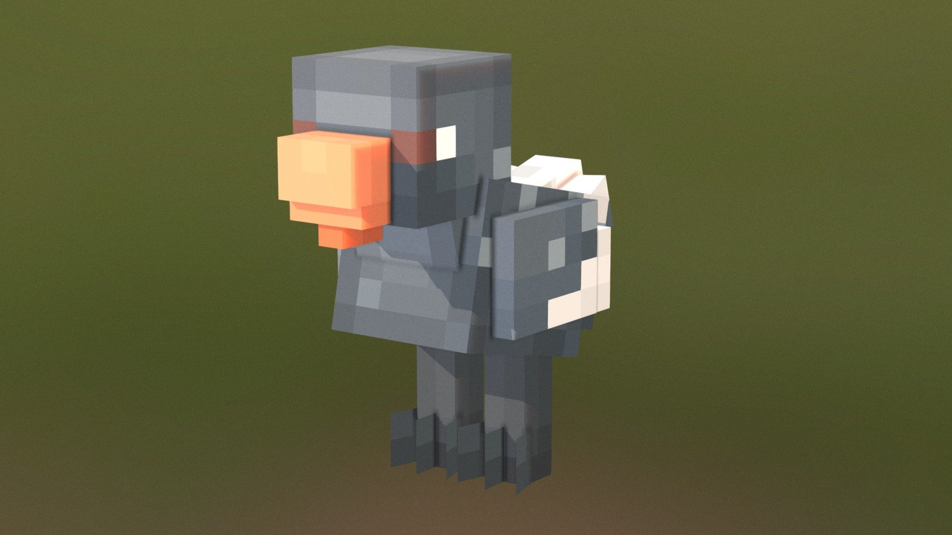 Minecraft Chicken Re-Model - (Variation One) - 3D model by jessdragon12 ...