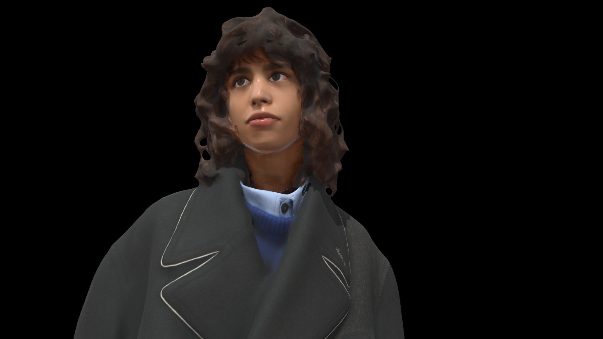 ZARA_LOOK03_face_retopo - 3D model by Effigy [631306a] - Sketchfab