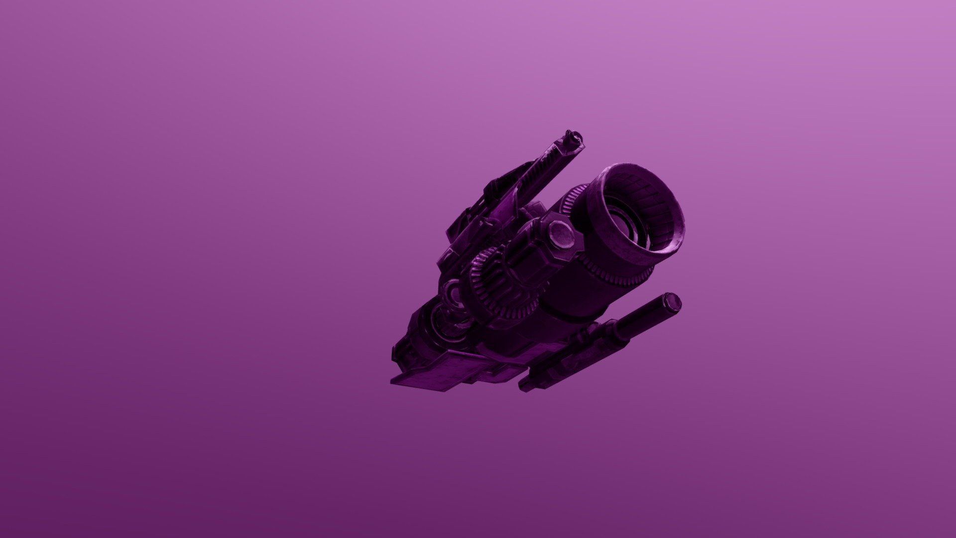 Purple Bumblebee Cannon - Download Free 3D model by u (@U_Firstcode ...