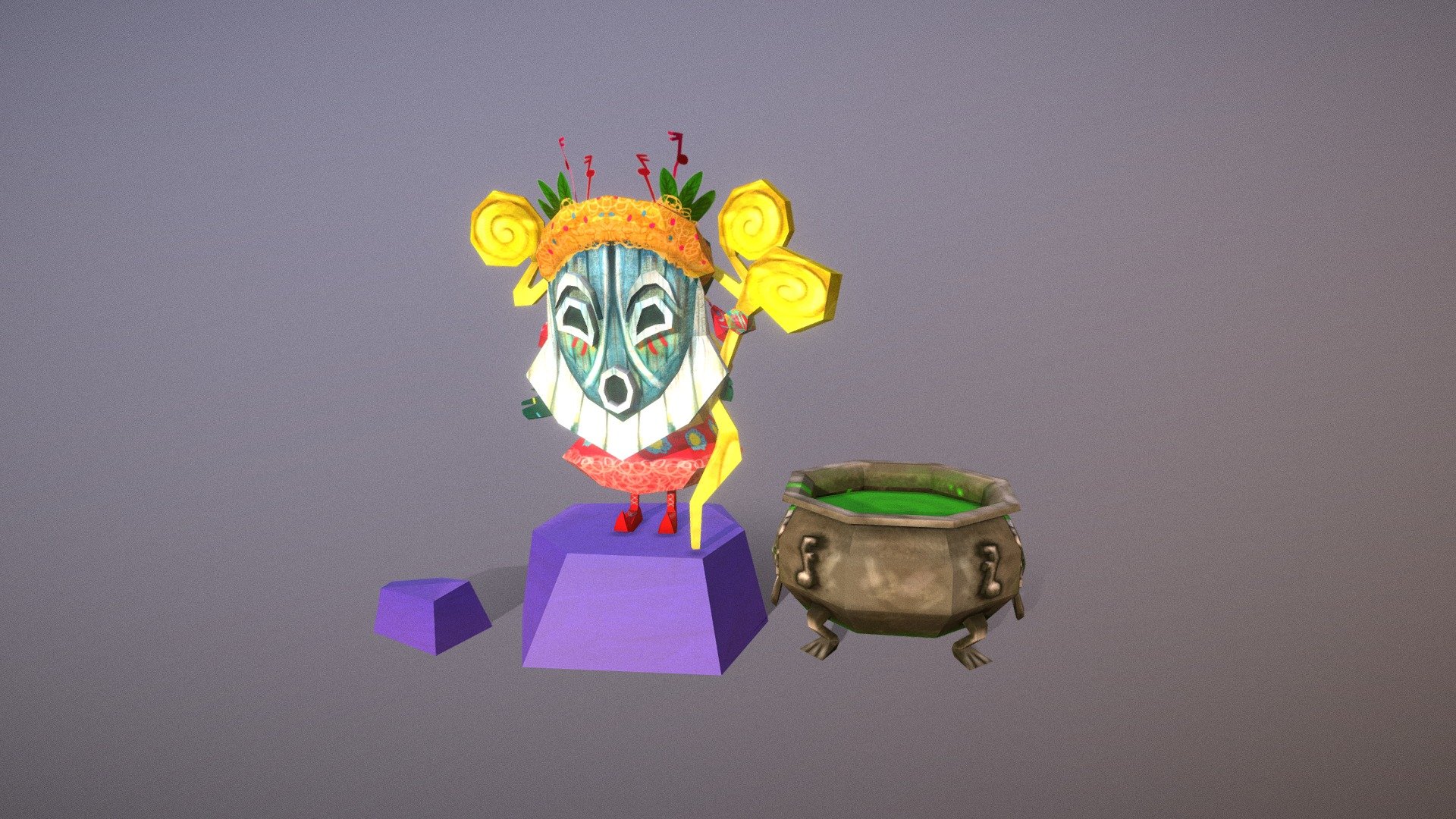 Shaman - 3D model by Rising Pixel (@risingpixel) [6319566] - Sketchfab