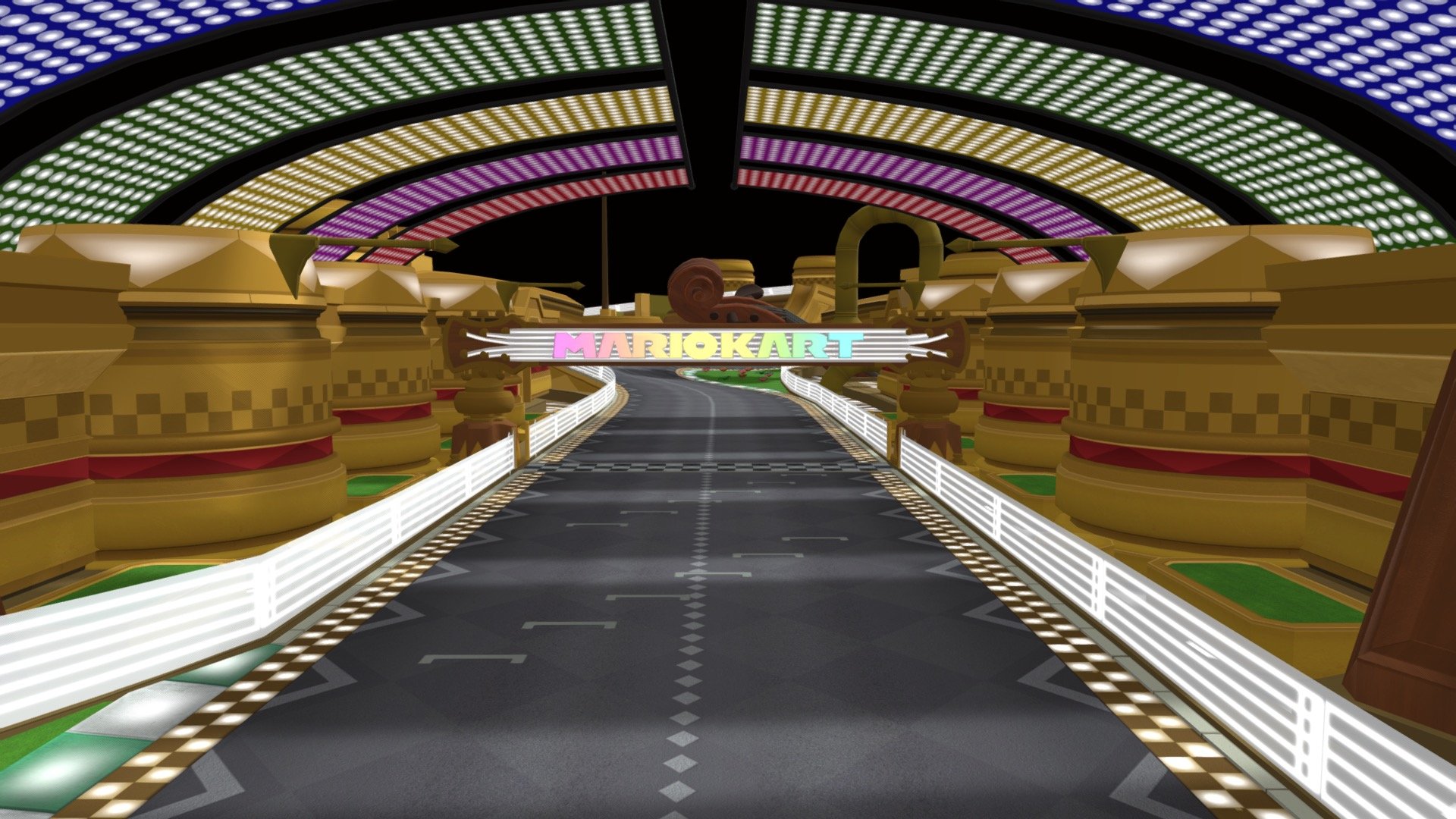 Wii U - Mario Kart 8 - 3DS Music Park - Download Free 3D model by ...