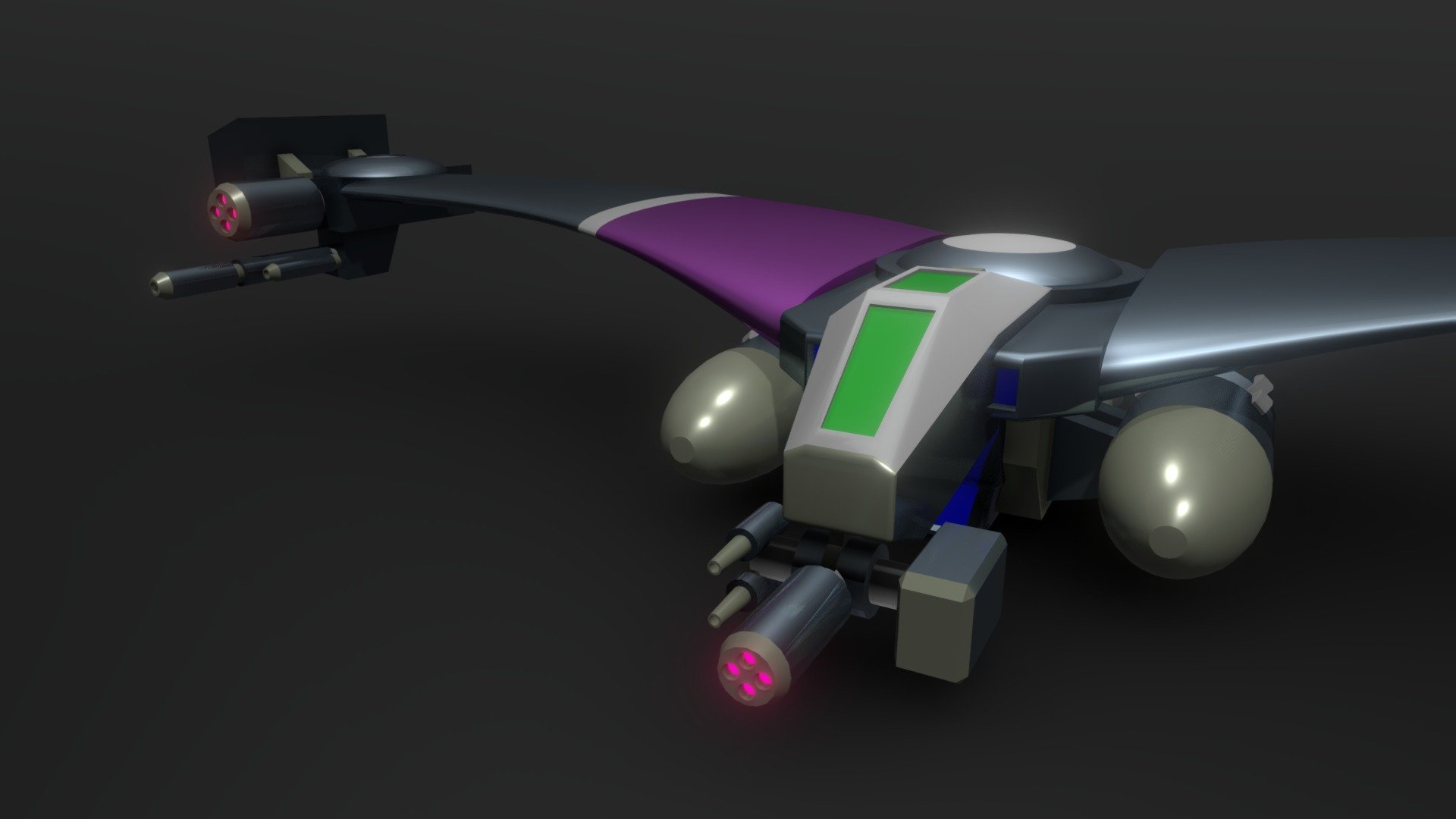 SpaceGooose Spaceship 22 - 3D model by Flikd Design (@Flikd_Design ...