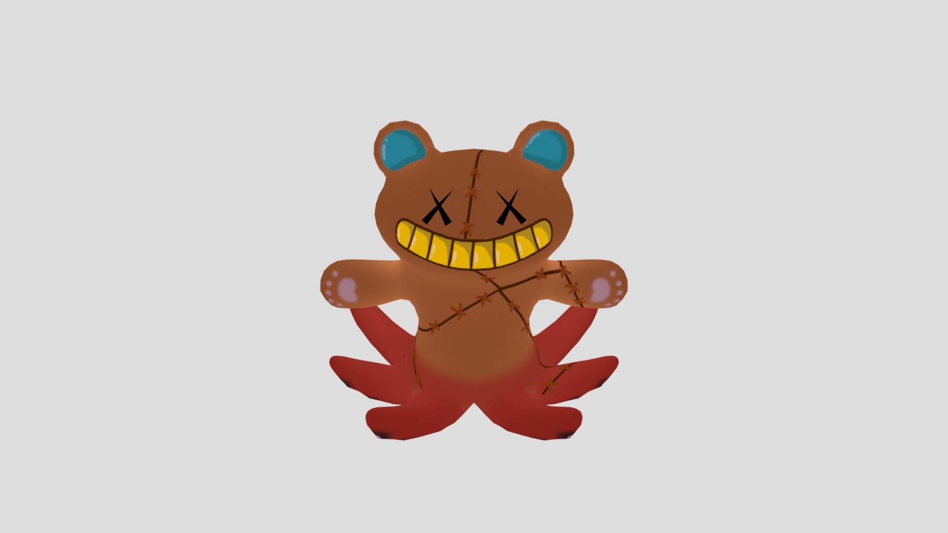 OctopusBear - 3D model by maimaibaby [631c28f] - Sketchfab