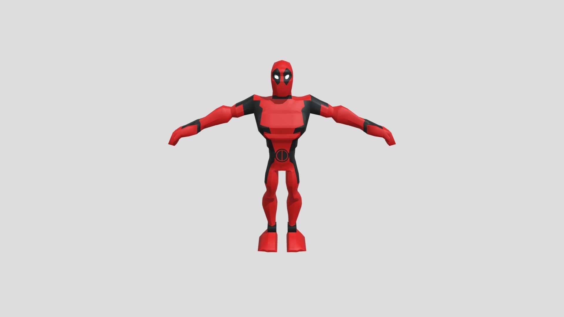 Practice model and paint texture deadpool - Download Free 3D model by ...