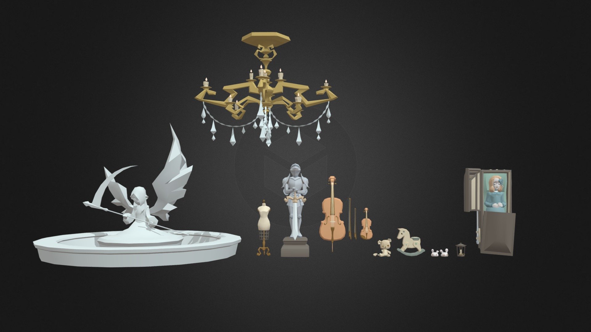 Charon's Isle – Prop Lineup - 3D model by julliannedlc [631c8d0] - Sketchfab