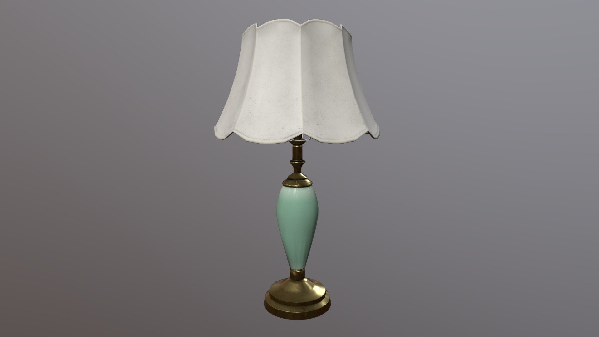 PBR Vintage Bedside Lamp - 3D model by sorenup [631d6a6] - Sketchfab