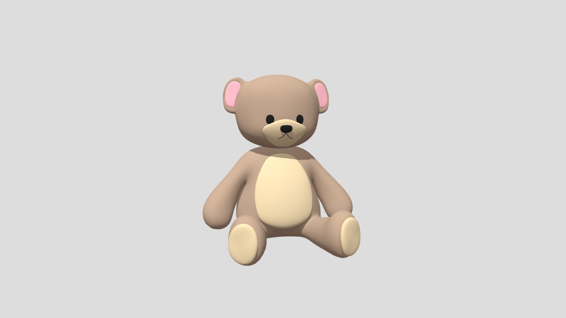 Teddy Bear - Download Free 3D model by Ehyla's3D (@earenasgc) [631df4d ...