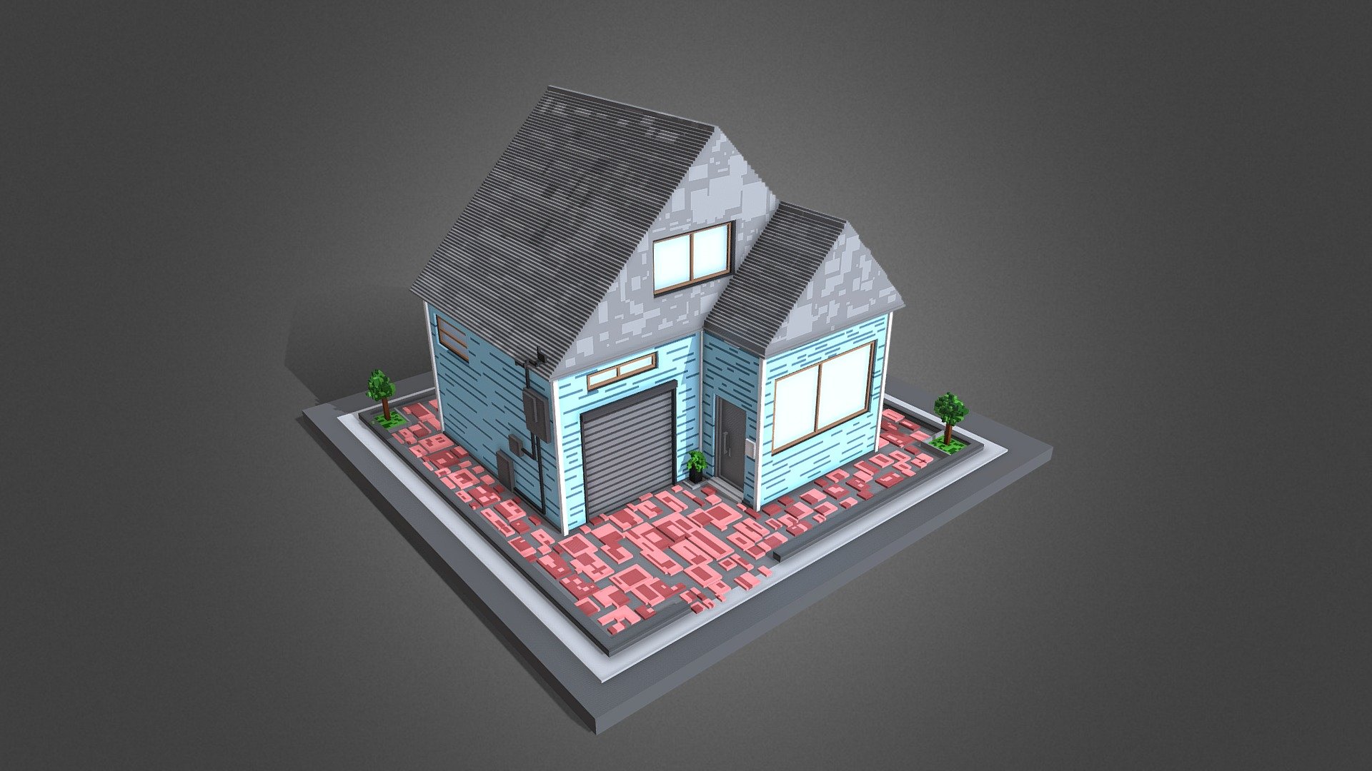 House Voxel - Buy Royalty Free 3D model by 3dthauruxart (@Thaurux ...