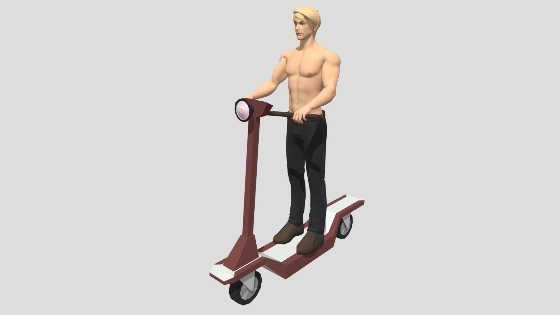 Scooter Chad - Download Free 3D model by novusod [631e2cc] - Sketchfab