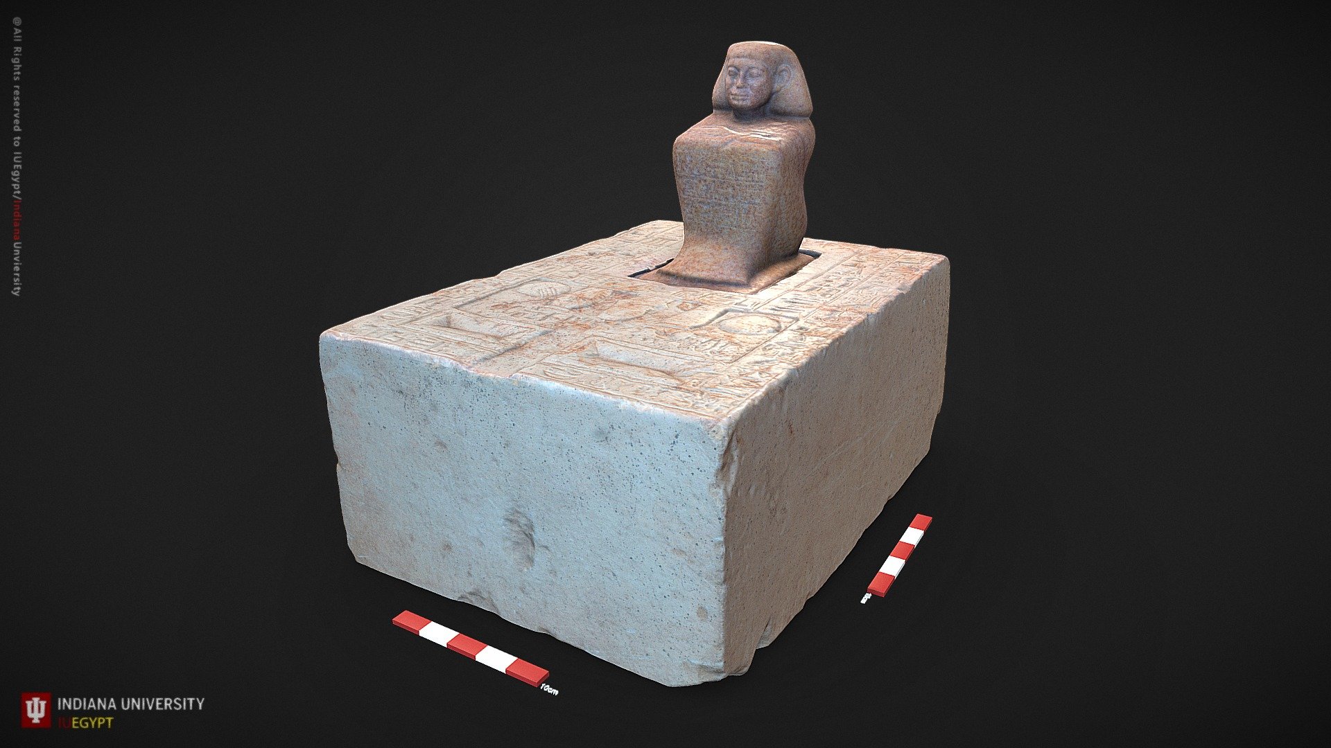 Statue of Ipepy - Download Free 3D model by iuegypt [631ebad] - Sketchfab