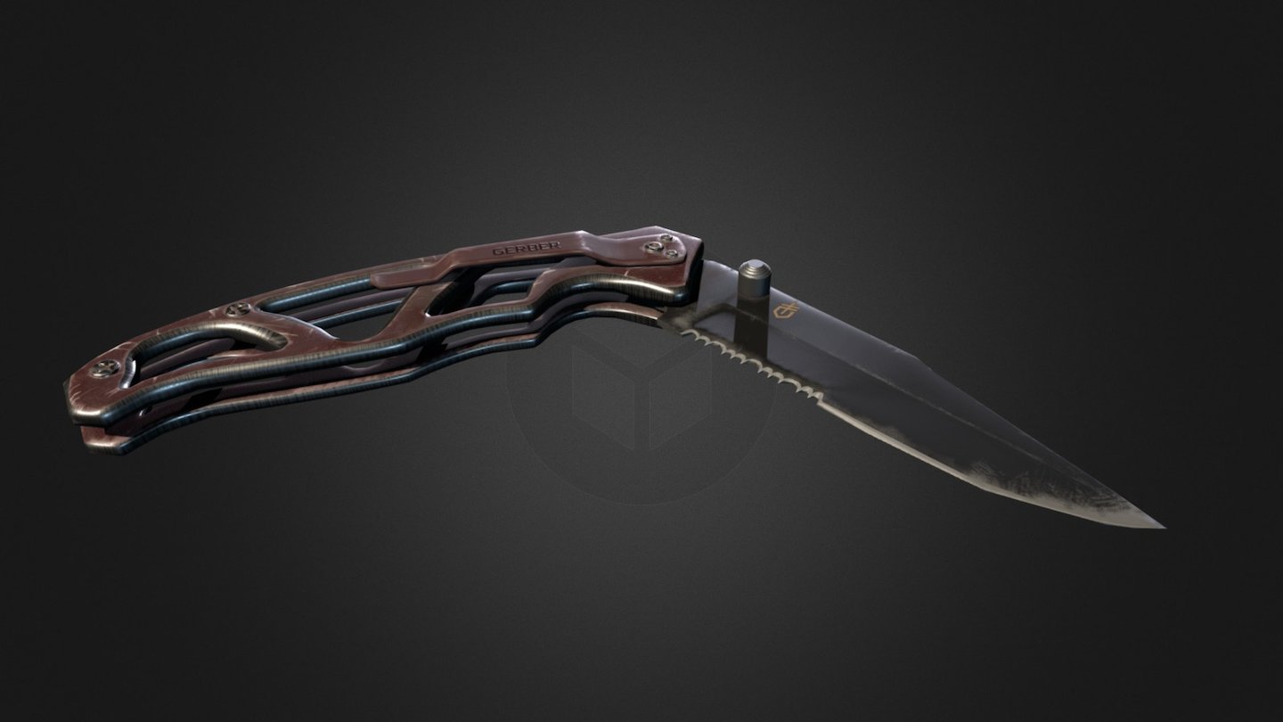 Gerber knife - 3D model by Sooi Cherchye (@sooi) [631ec23] - Sketchfab