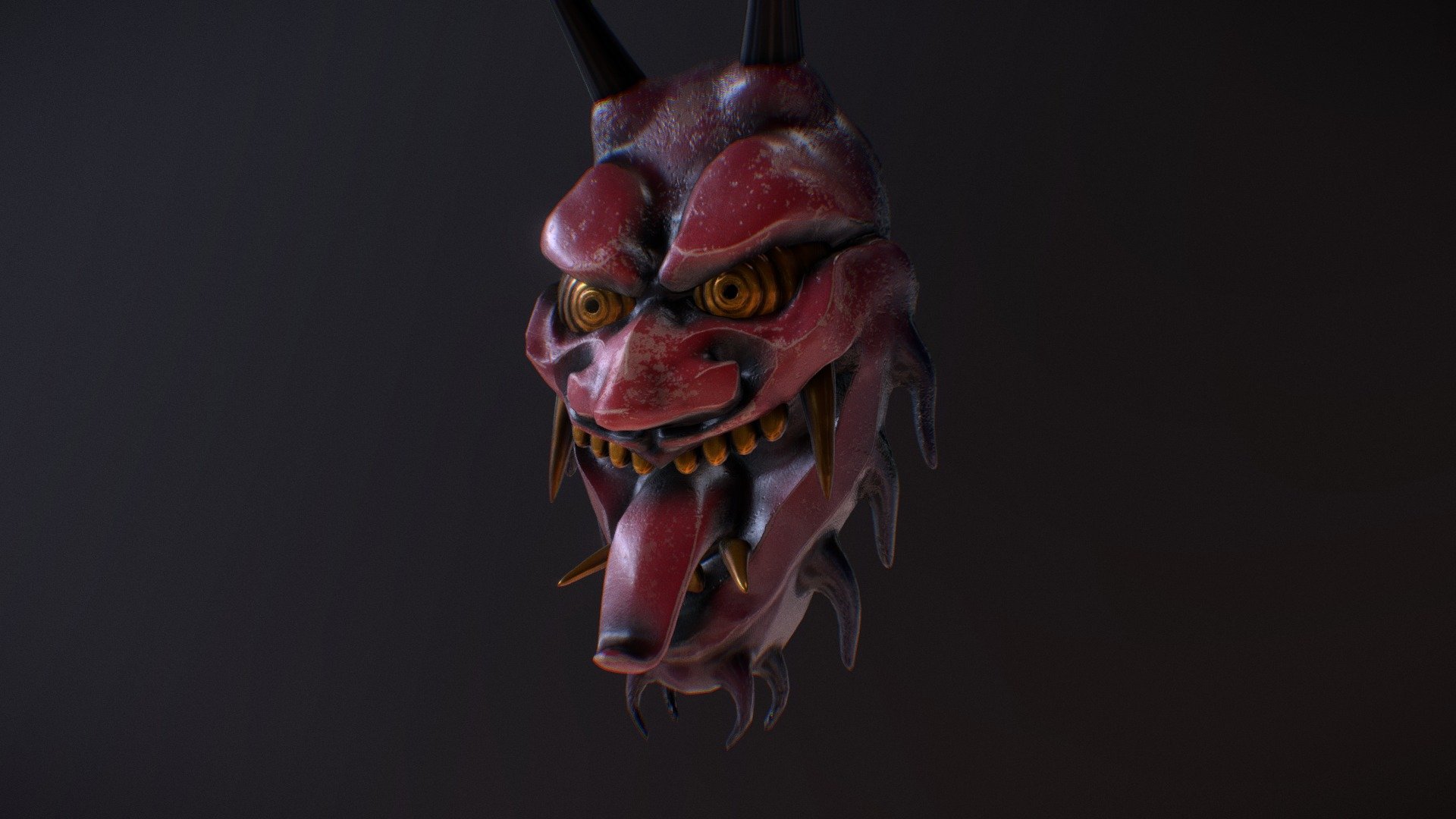 Oni - 3D model by Sebastian Scharl (@-charly-) [631eeec] - Sketchfab