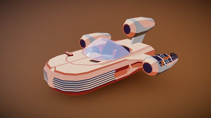 Landspeeder 3D models - Sketchfab