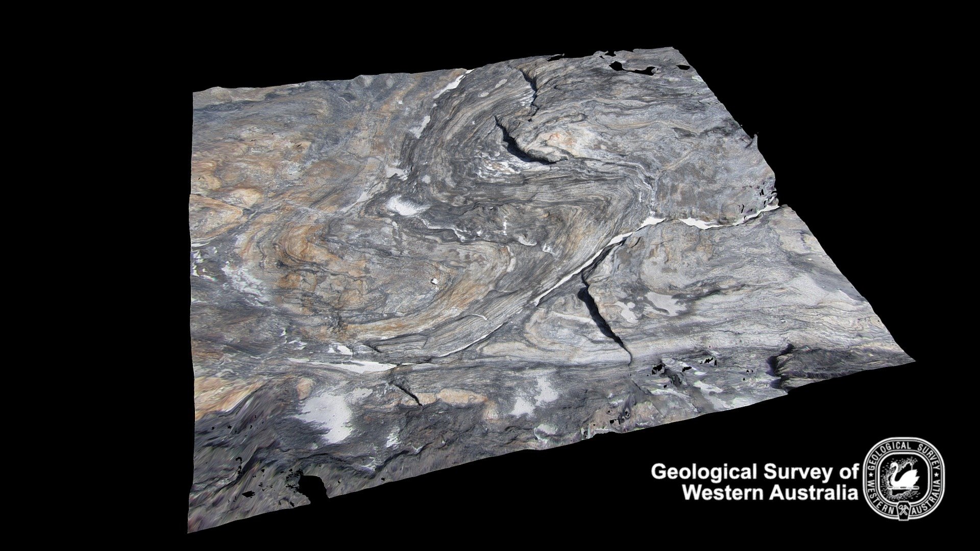 Refolded fold at Point Malcolm - Download Free 3D model by Geological ...
