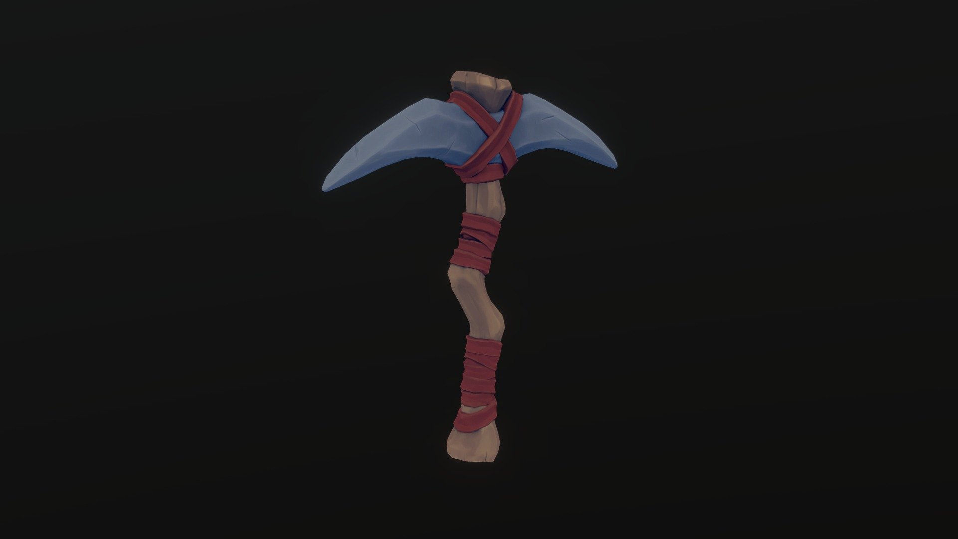 Stylized Pickaxe - Download Free 3D model by AddertS [6321565] - Sketchfab