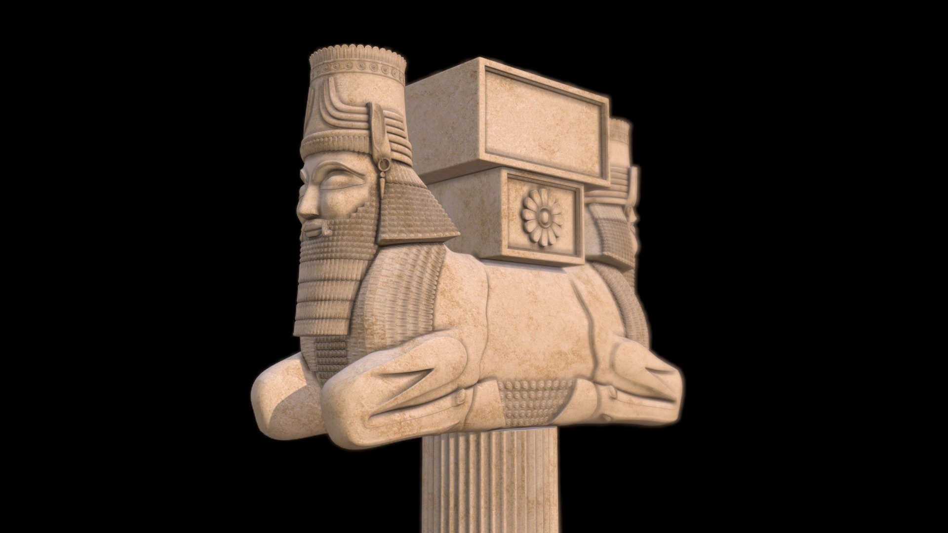 Persian Column | Persepolis | Human - 3D model by EranNameh [6322307 ...