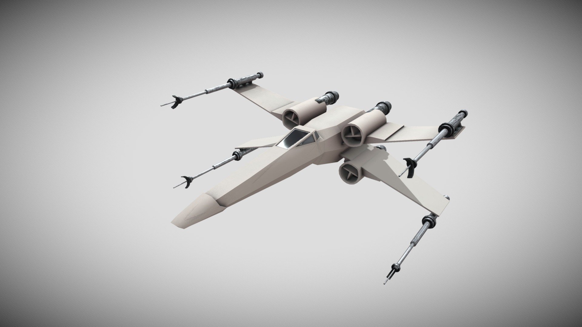 X-Wing - Download Free 3D model by pixeldog4ever [6322c30] - Sketchfab