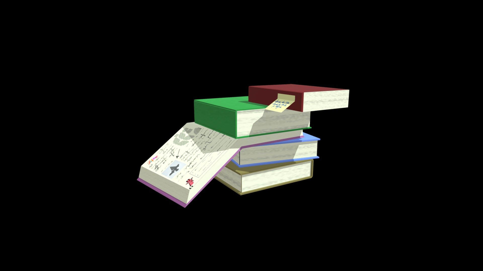 The Idle Hand - Homework Frame 2 - Download Free 3D model by ViviBow ...