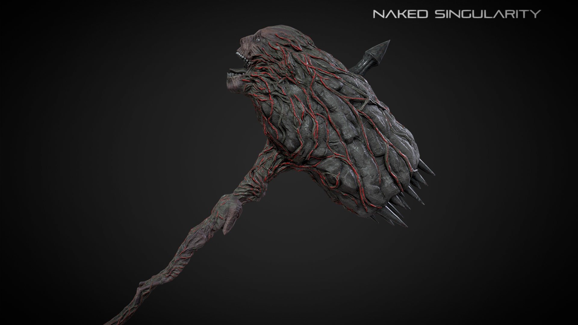 Great Corpse Hammer | Dark Fantasy Weapon - Buy Royalty Free 3D model by Naked Singularity ...