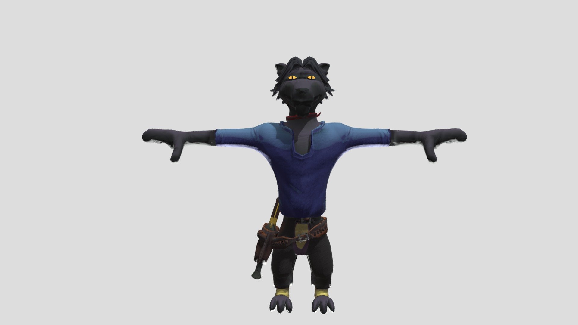 Lou, the Outlaw (Retopo) - Download Free 3D model by quem_Artur ...