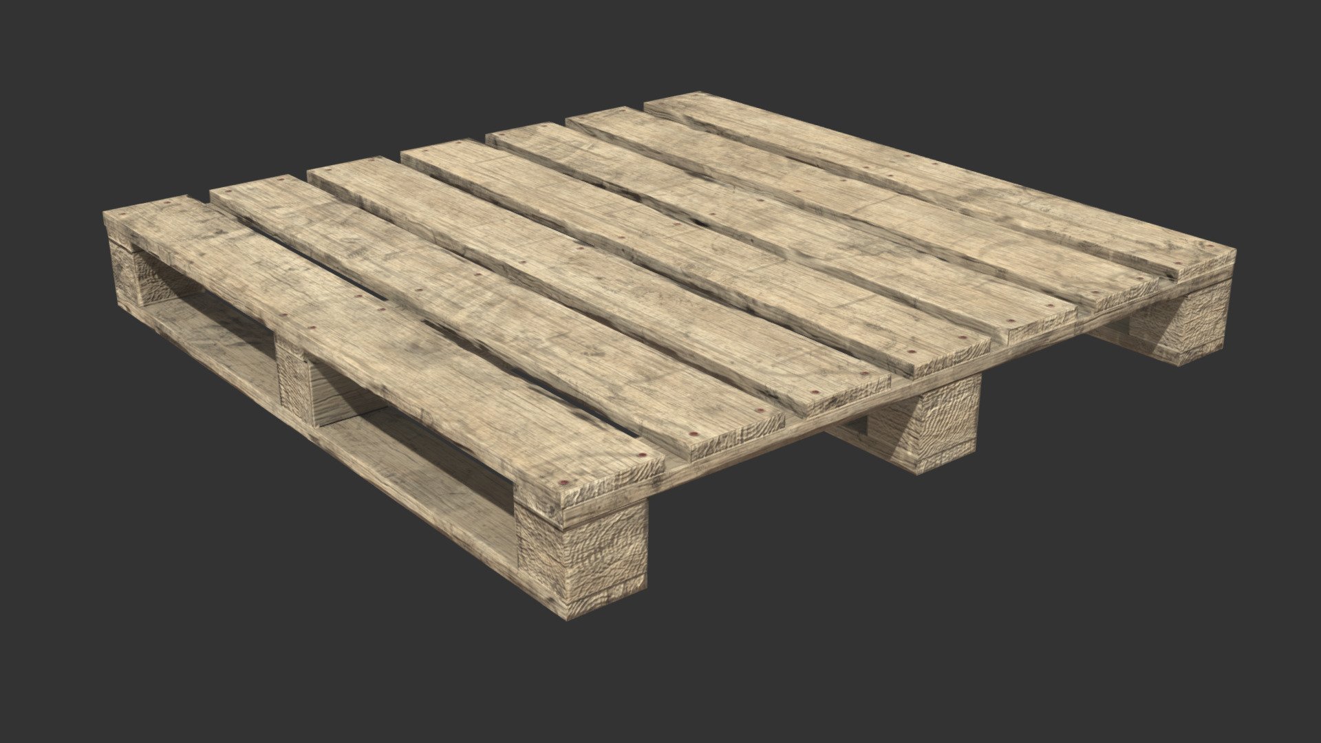Wood Pallet - Download Free 3D model by CommonSpence [63252e9] - Sketchfab