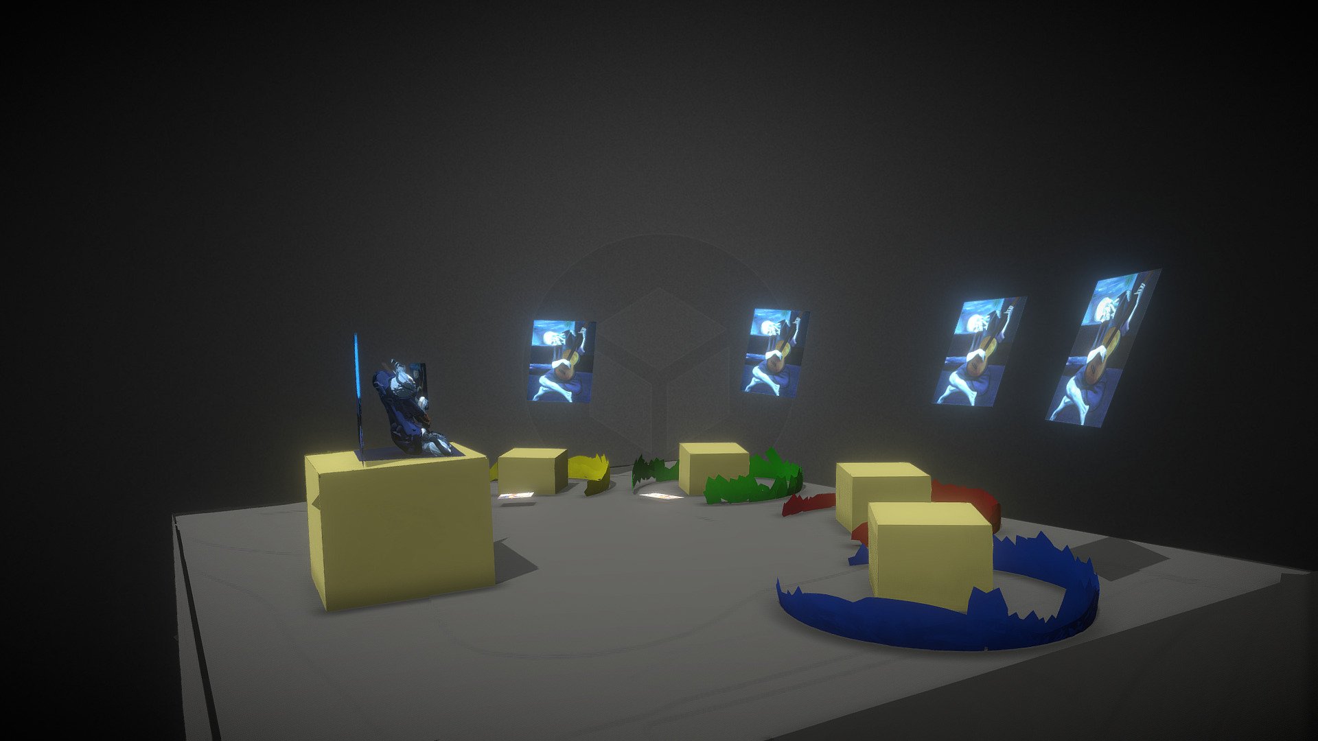 VR Art Class Layout - 3D model by stu_ma [632a314] - Sketchfab