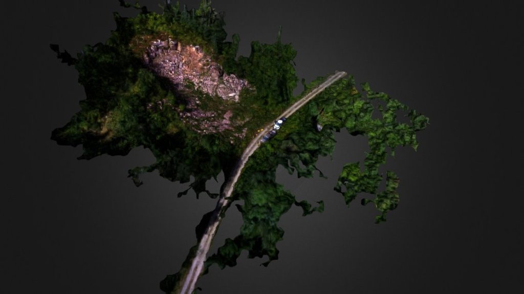 Rock quarry - 3D model by bingus [632a47b] - Sketchfab