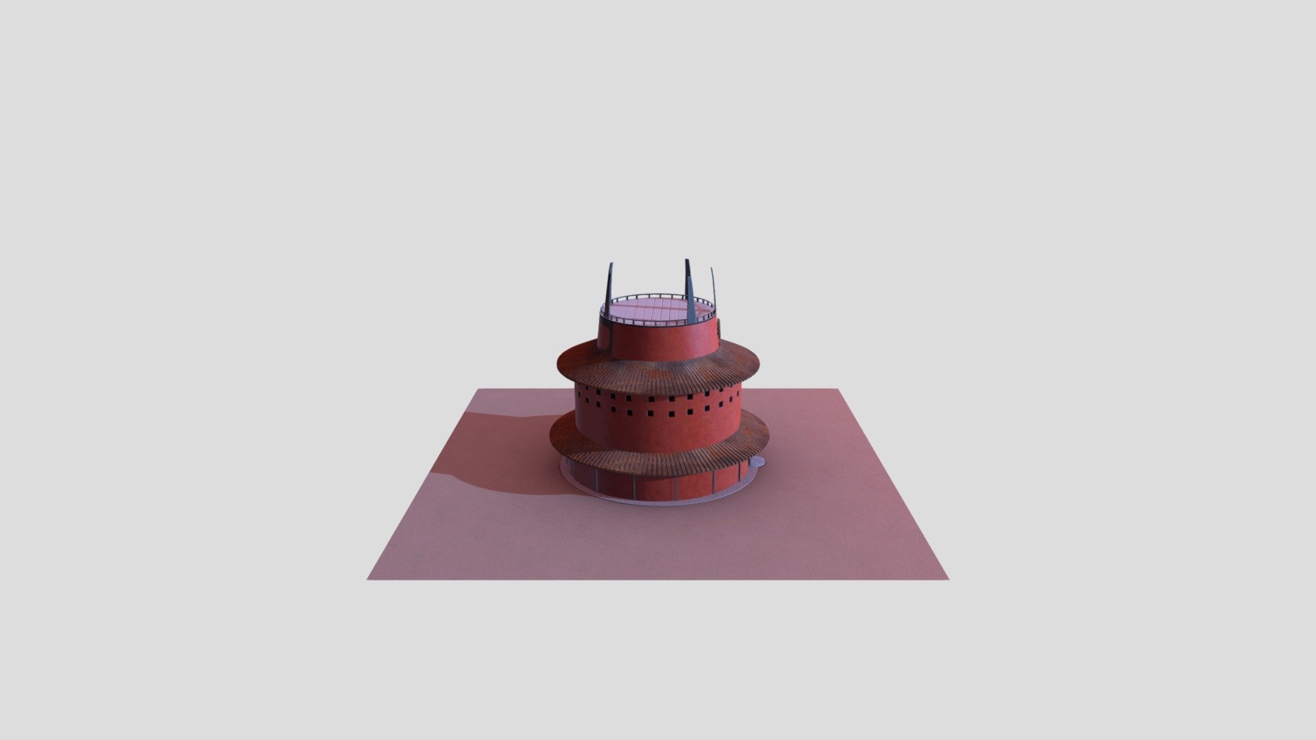 Hokage Mansion from Naruto - 3D Model - 3D model by BradenAnimation ...
