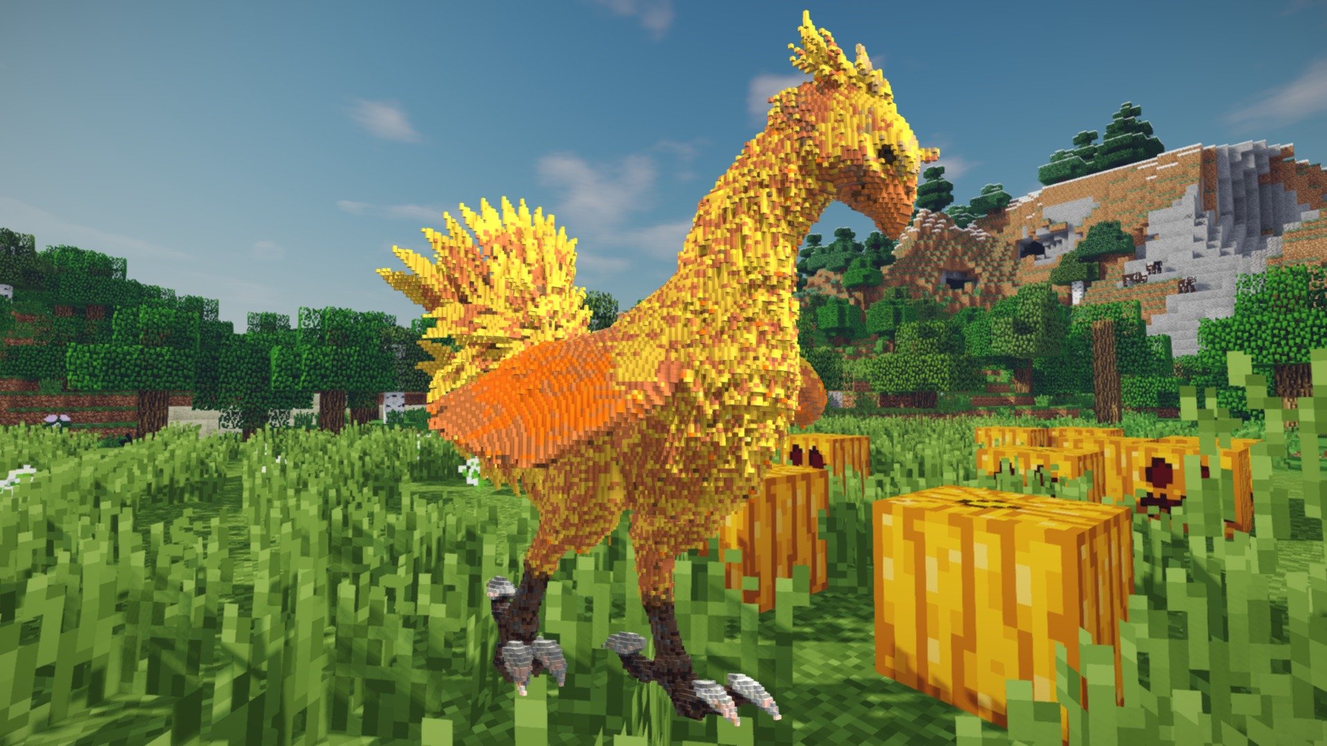 Minecraft Chocobo Build Schematic - 3D model by inostupid [632e3bb ...