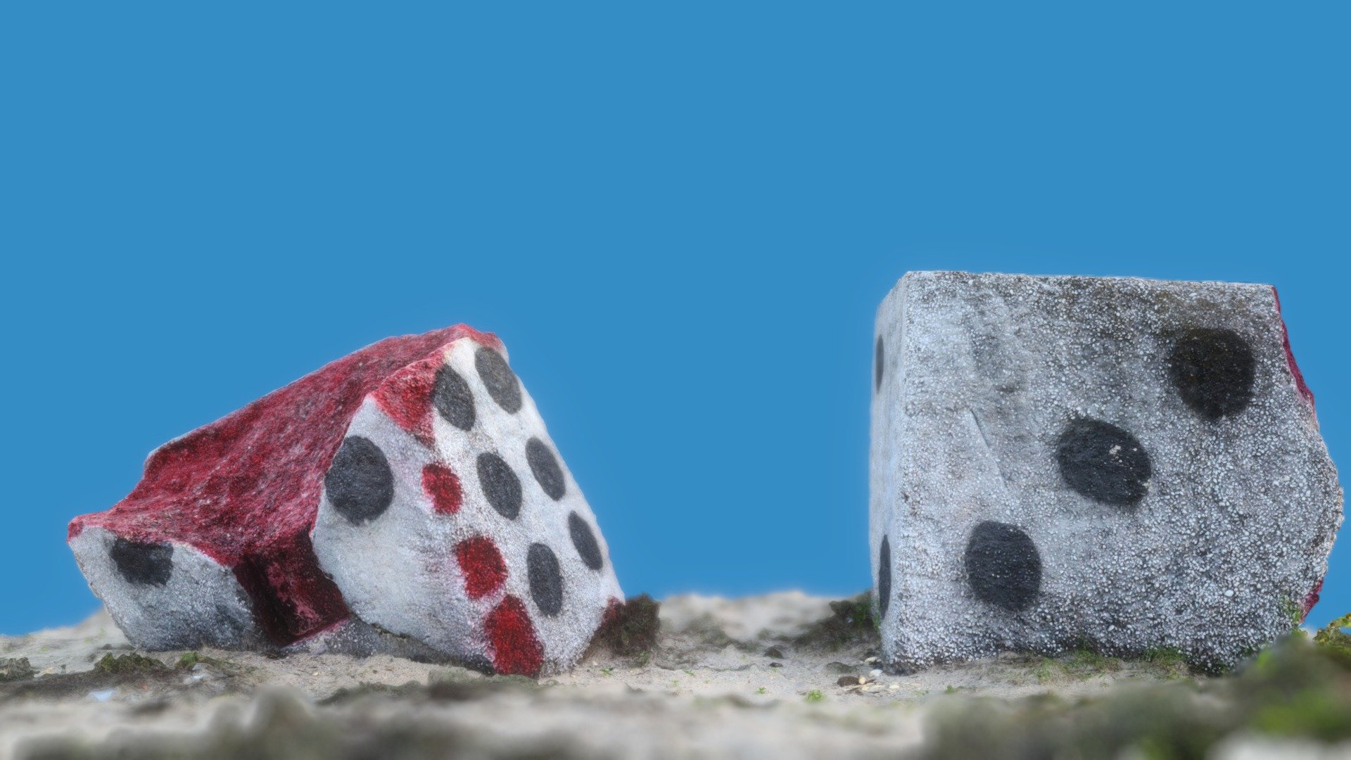 Pair of Concrete Dice - Download Free 3D model by overevolve [632fa57 ...