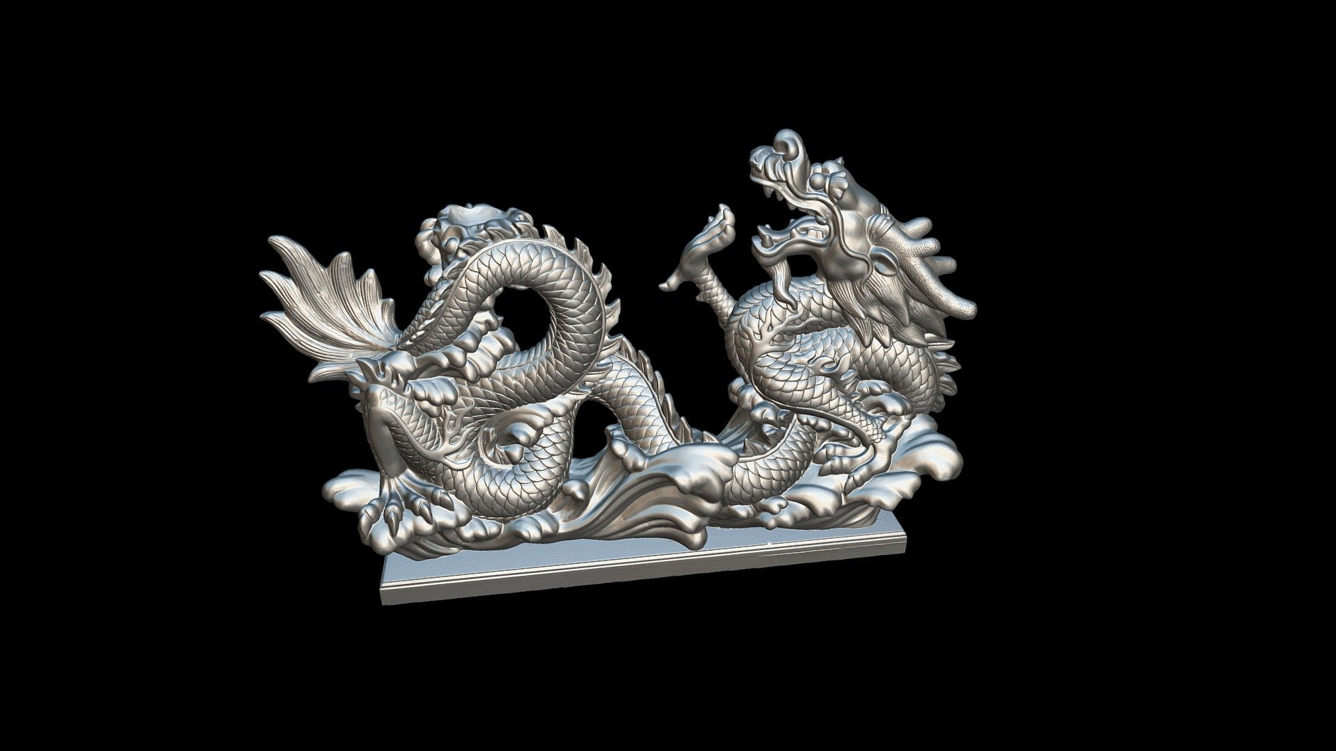 青龙 - 3D model by Thunk3D [63319da] - Sketchfab