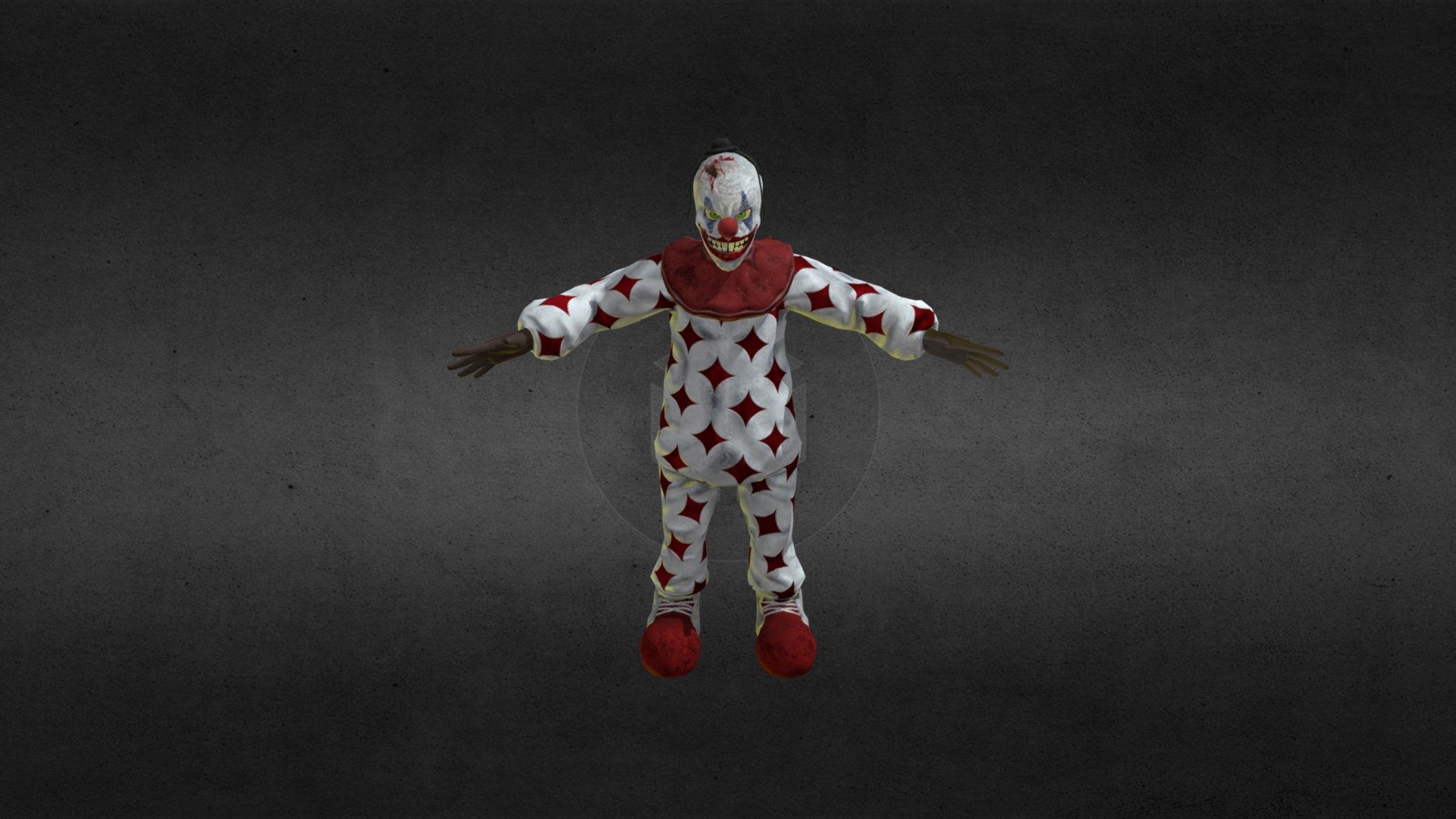 Scary Clown - 3D model by RedDevon [6331a15] - Sketchfab