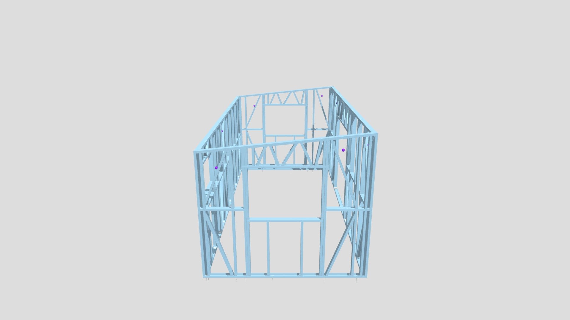 BLUEFRAMING - 3D model by DAS Steel Frame And Truss (@DASsteelframe ...