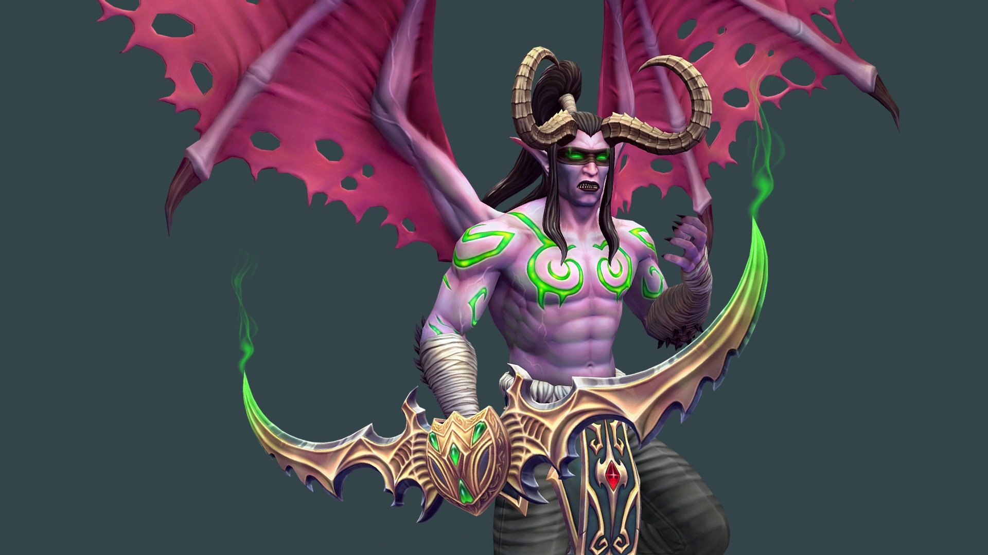 Illidan Stormrage Fan Art - 3D model by CinJie [63326bf] - Sketchfab