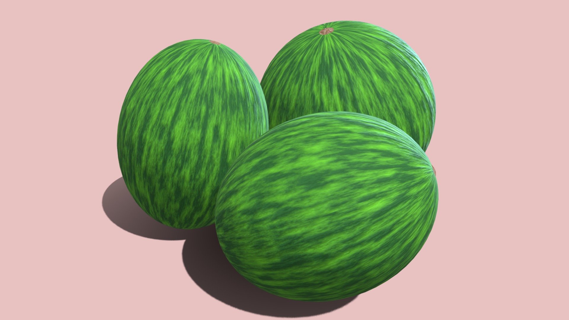 Watermelon stack. 3 piece low poly! - Download Free 3D model by JaaLyy ...