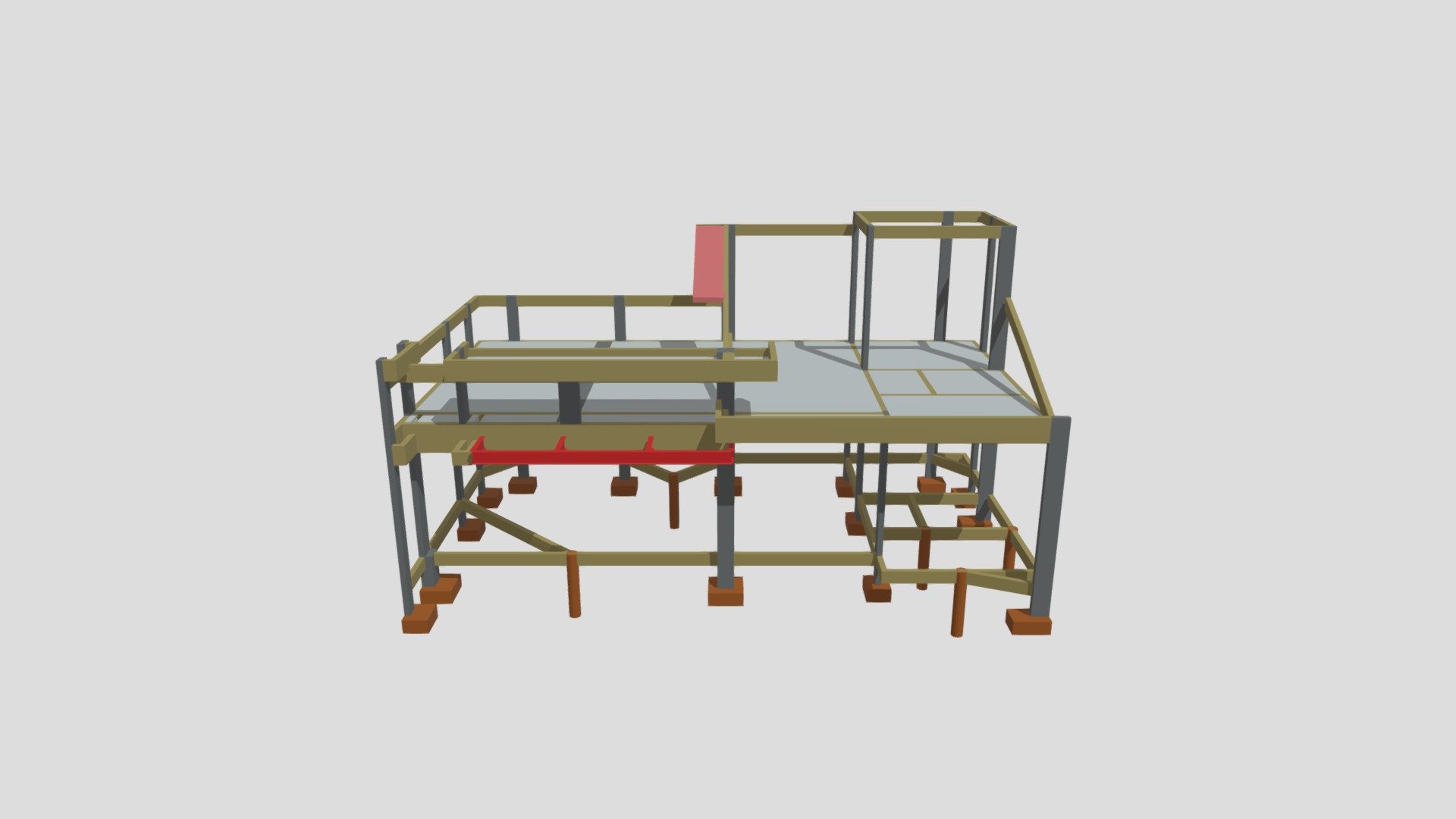 Projeto Estrutural Rosani Becker Netto - 3D model by Pedro.Staudt ...