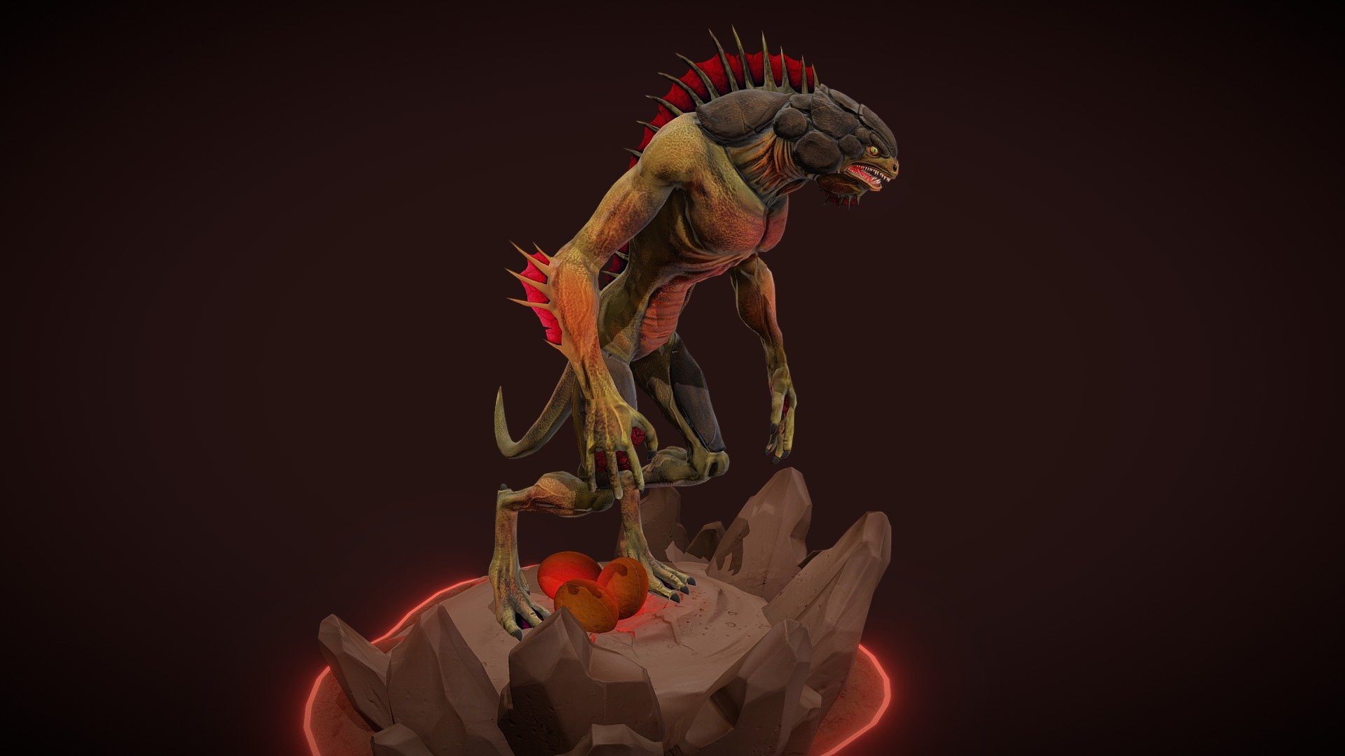 Lizard for the game Watch This! - 3D model by Vladimir Demidenko ...