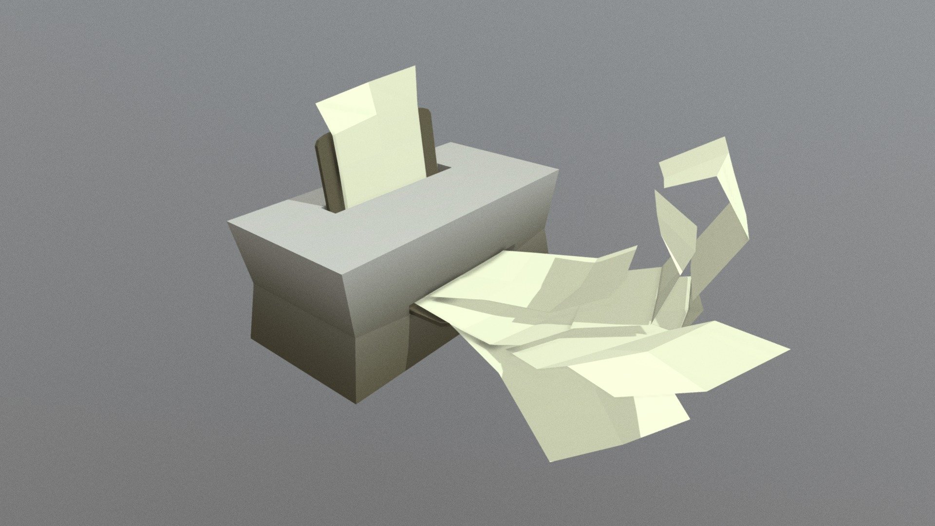 Printer - Household Props Challenge - 3D model by Marlon Boettger ...