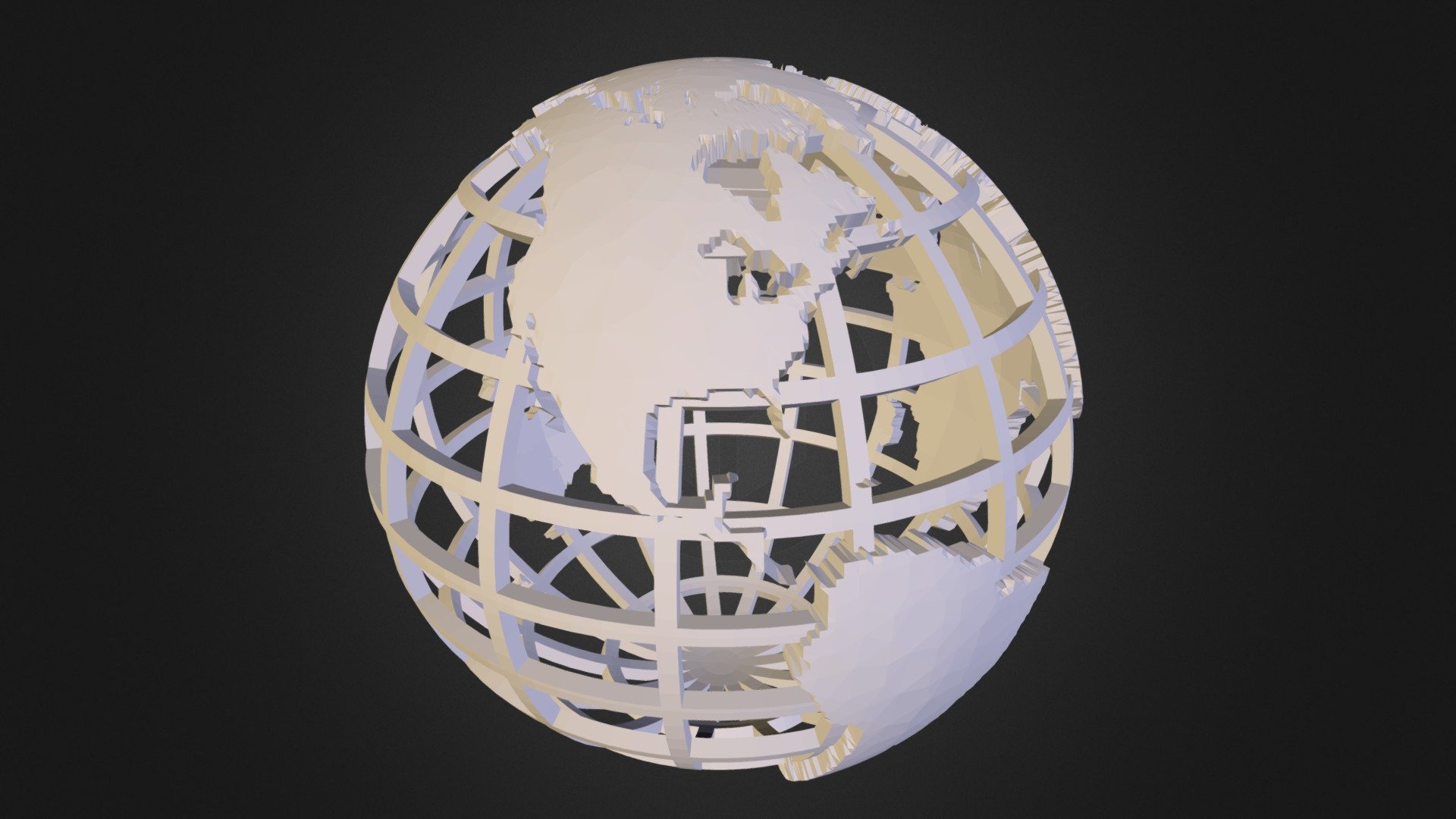 Globe - 3D model by jeffkyjin [6338d5a] - Sketchfab