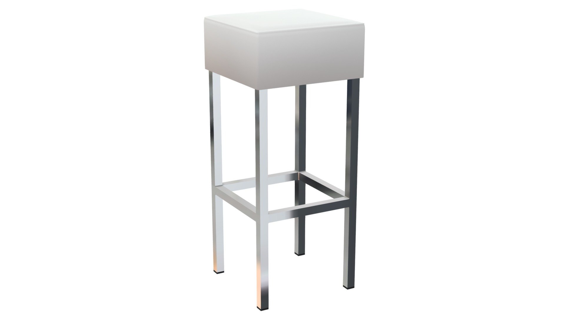 Cube, white - 3D model by dlse-mietmoebel [6338f90] - Sketchfab