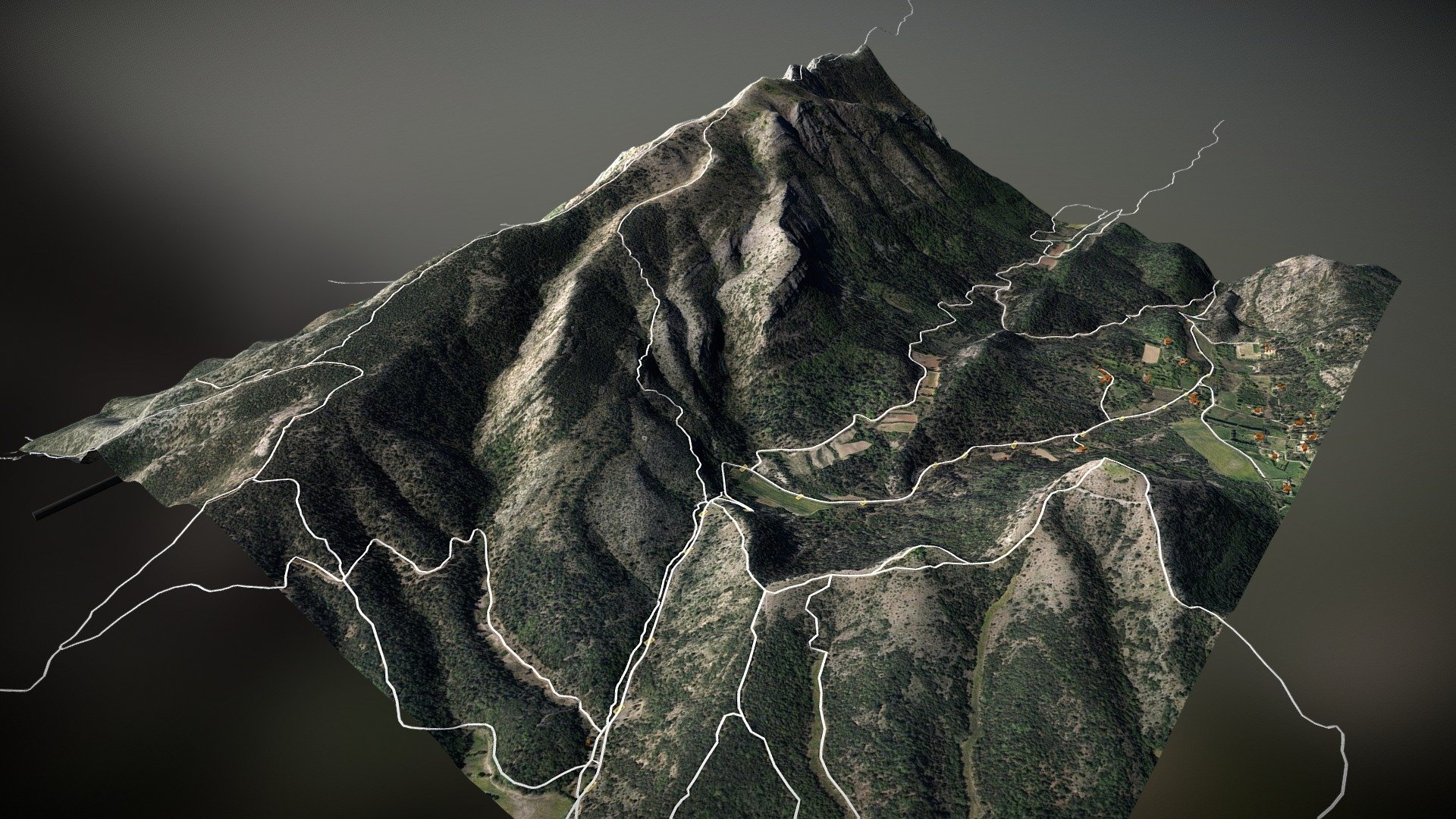 Pic des Mouches - Download Free 3D model by Xavier Fischer - Elevation ...