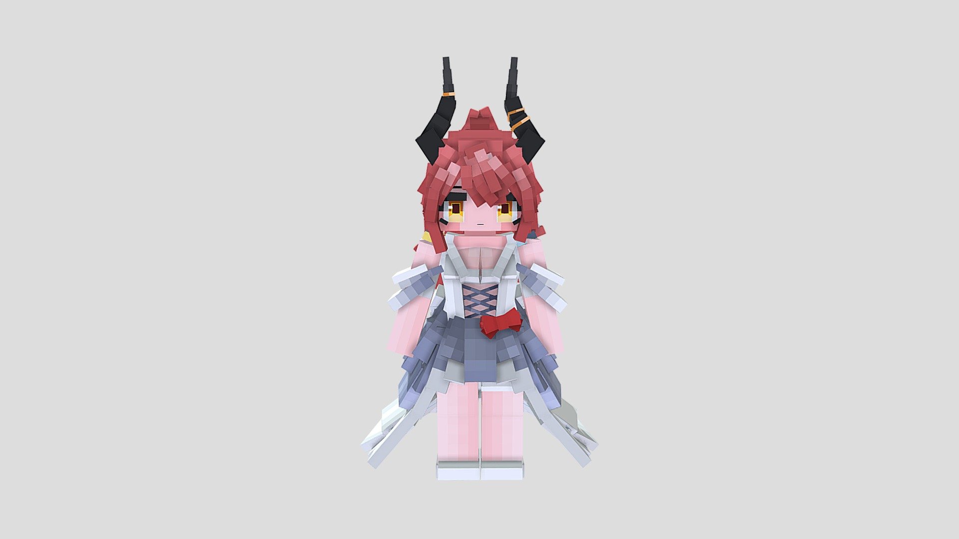 Character - Vivian daily dress - 3D model by DreamCraft Studio [633b7ad] - Sketchfab