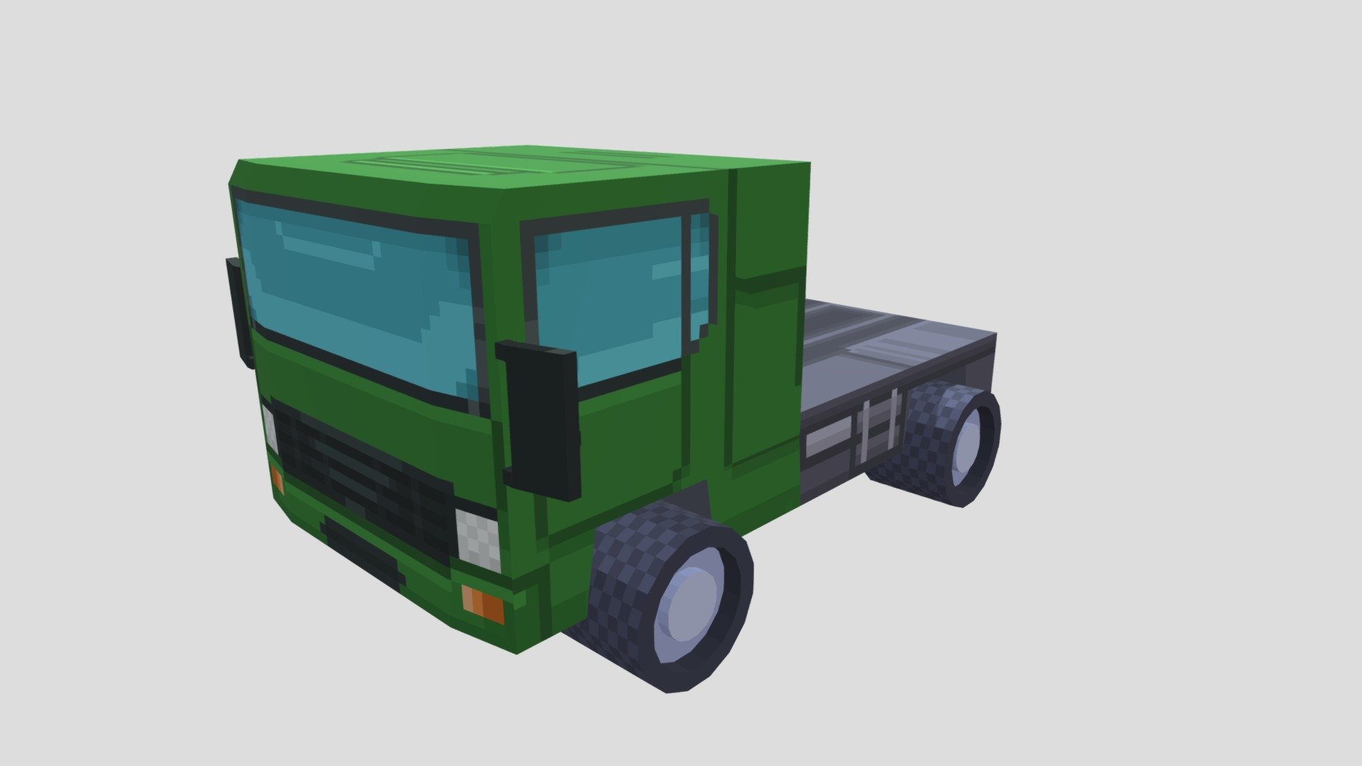low poly Truck - 3D model by PixelCarvel [633e40e] - Sketchfab