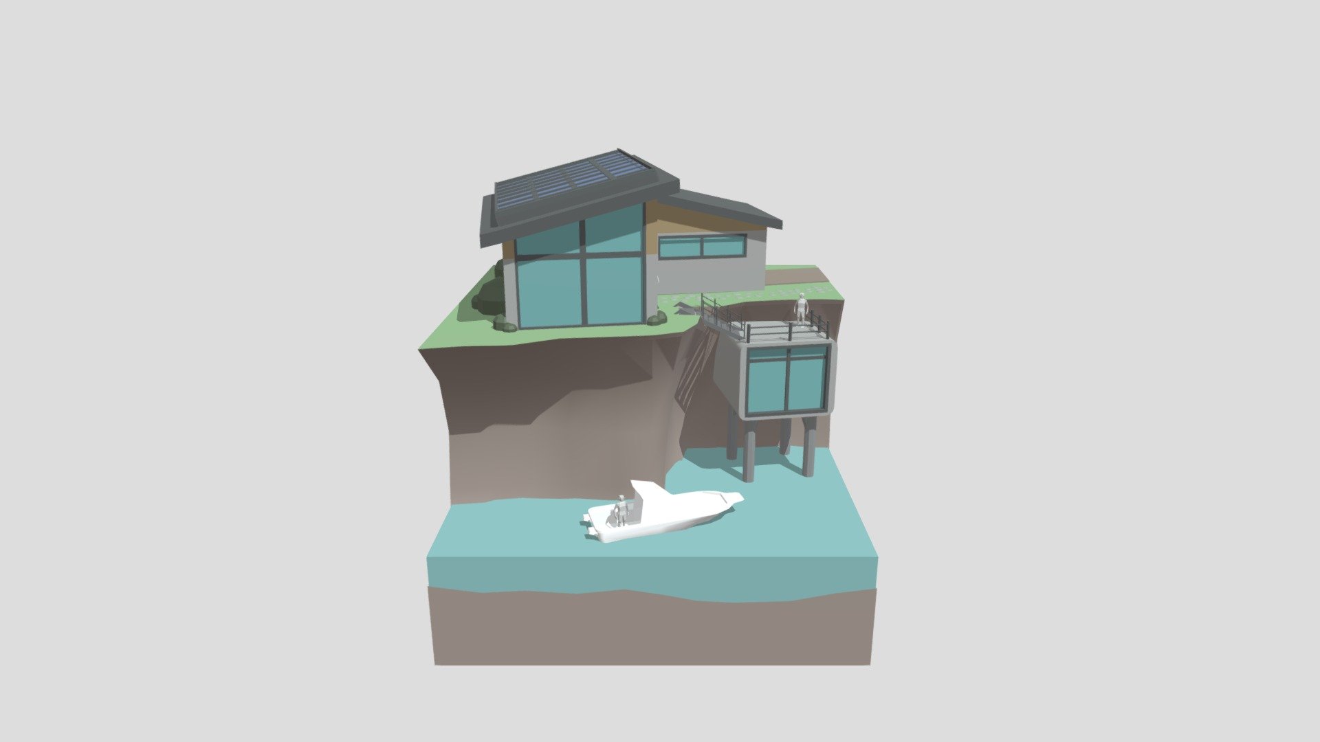 Blockout Eco House - Final Version - 3D model by elliot.de.ketelaere ...