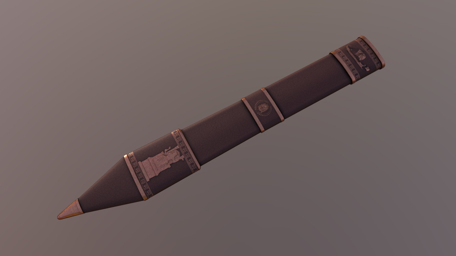 Scabbard Greek Style - 3D model by AbarinEugene [634146a] - Sketchfab