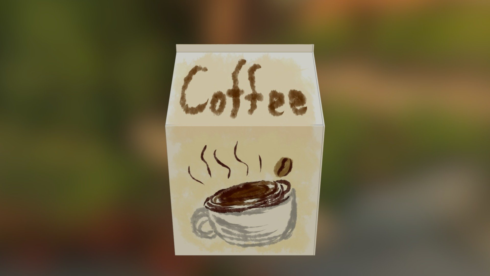 Coffee box - 3D model by tingying [63419c8] - Sketchfab